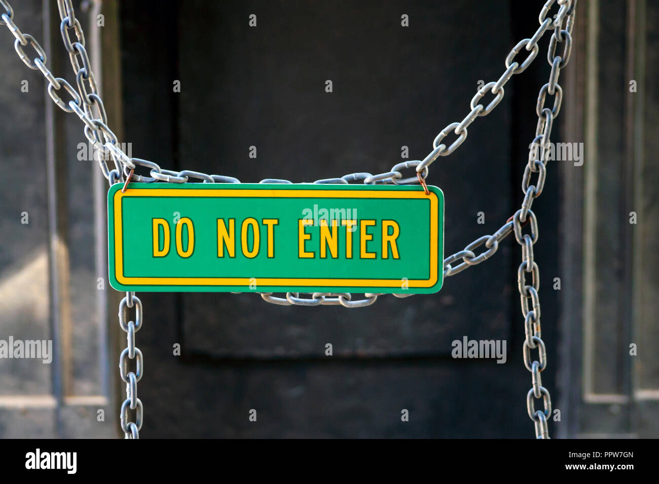 Do Not Enter Sign Stock Photo - Alamy