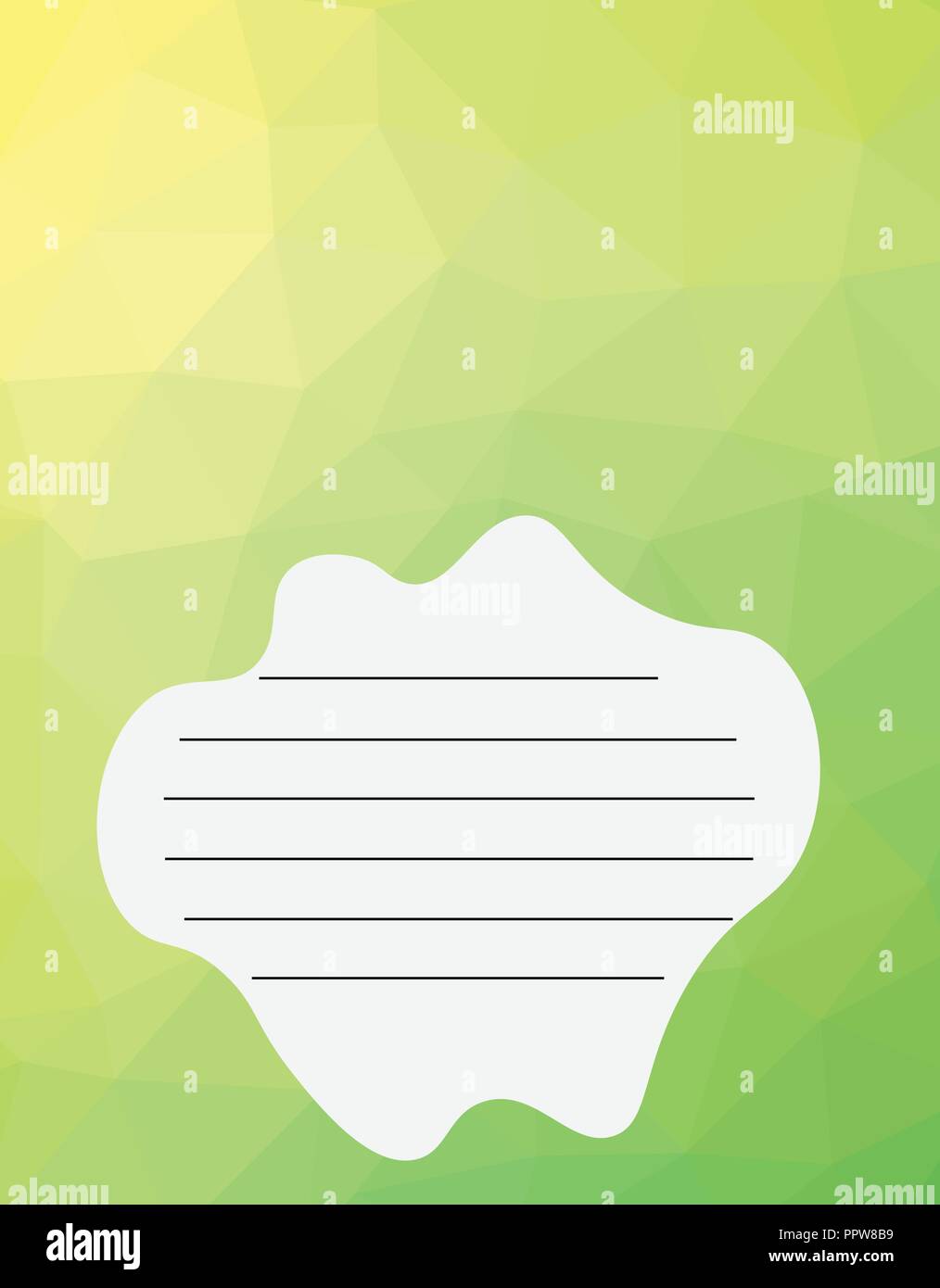 Vector illustration. Cover for notebook. Abstract background polygon ...