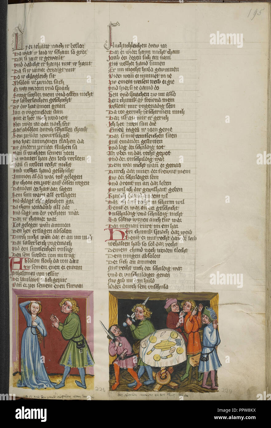 Tamar Complaining to Absalom; Absalom Ordering the Death of Amnon ...