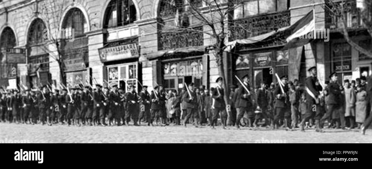 British occupation troops marching in Tophane Stock Photo - Alamy