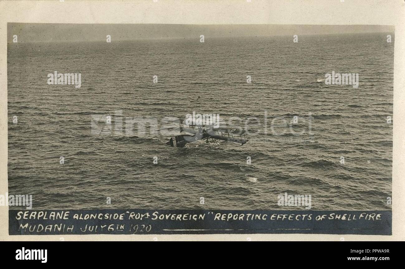 British seaplane Mudanya 1920 Stock Photo - Alamy