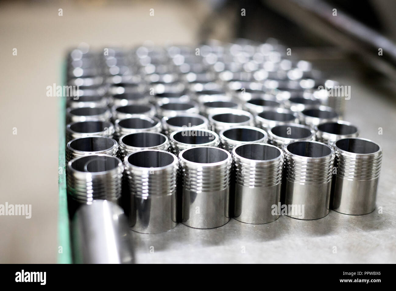 Steel cone machine factory hi-res stock photography and images - Alamy