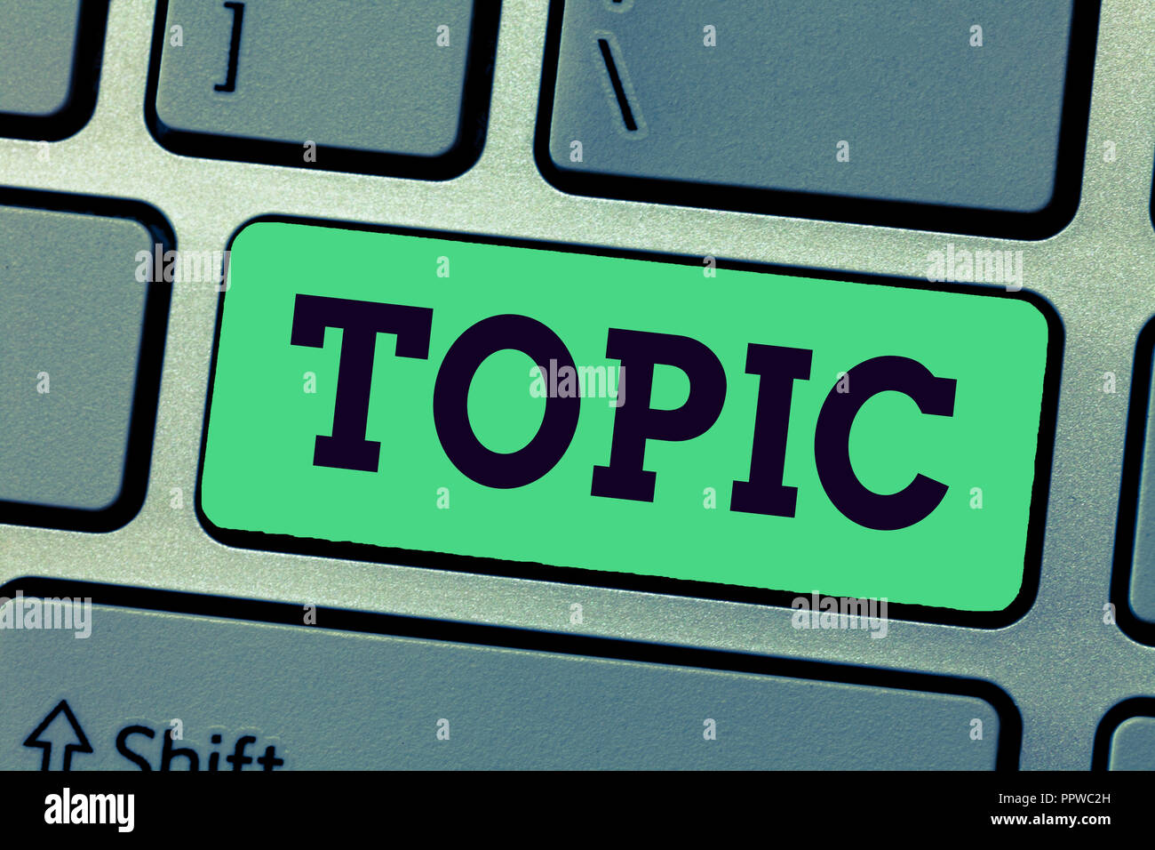 Handwriting text writing Topic. Concept meaning matter dealt with in ...