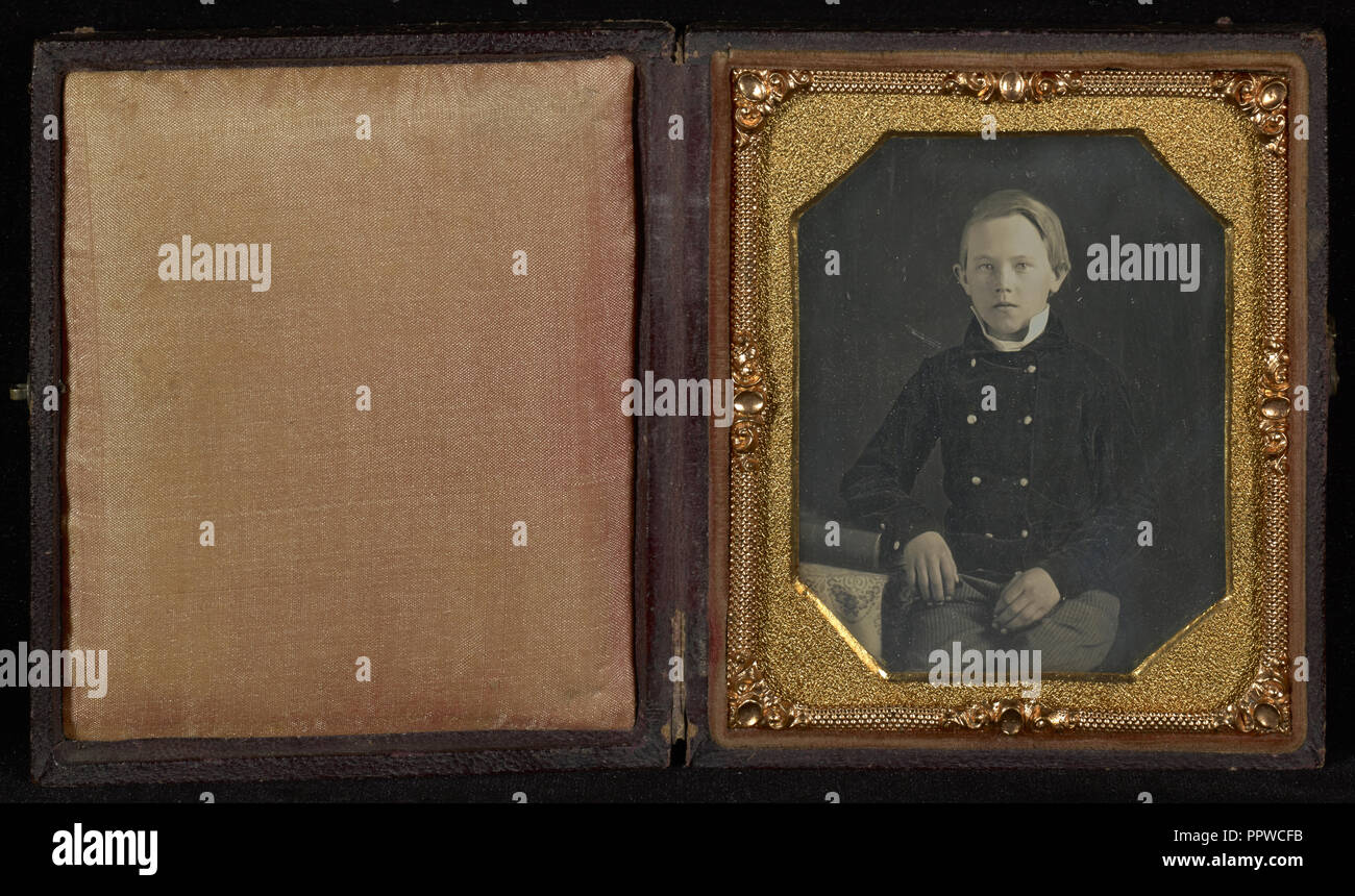 Portrait of Jacob M. Porter; American; 1853; Daguerreotype Stock Photo ...