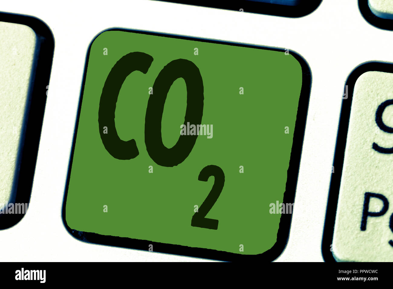 Conceptual hand writing showing Co2. Business photo text Noncombustible ...