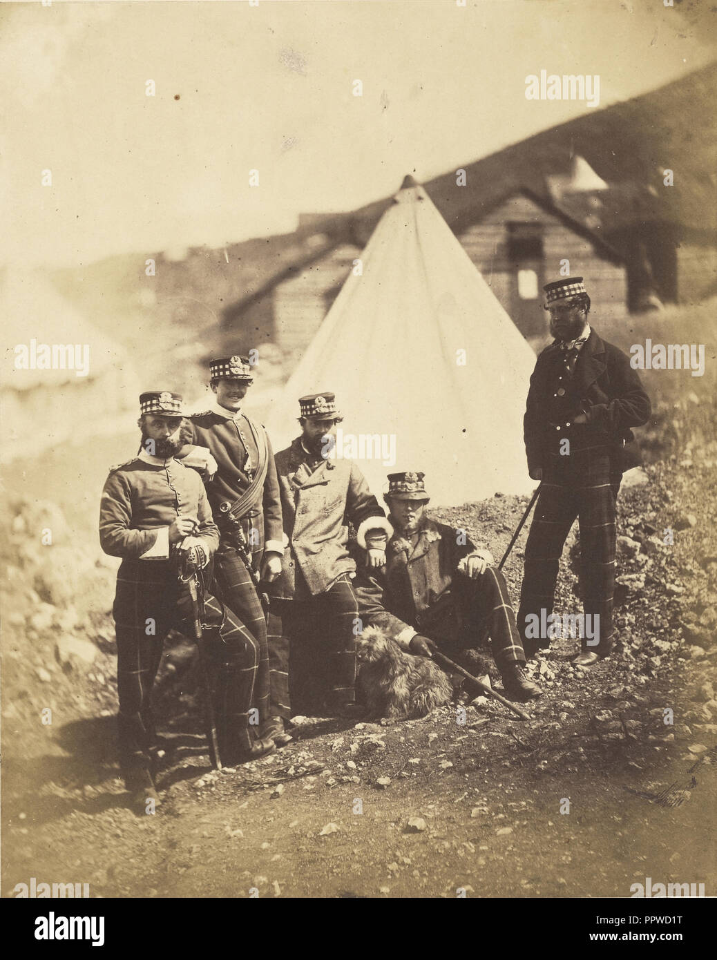 Highlanders officers hi-res stock photography and images - Alamy