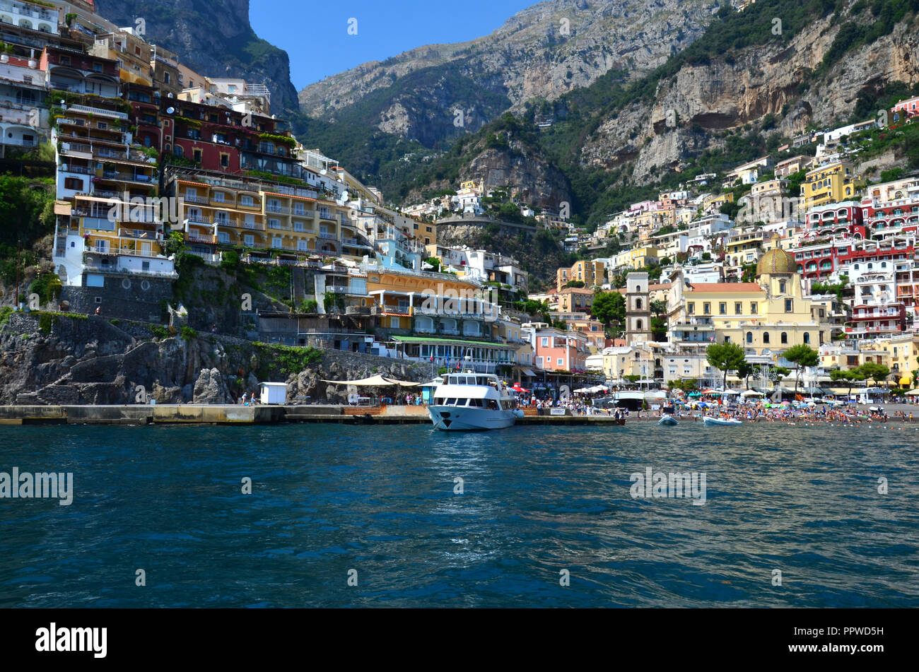 Panorama positano amalfi coast hi-res stock photography and images - Alamy