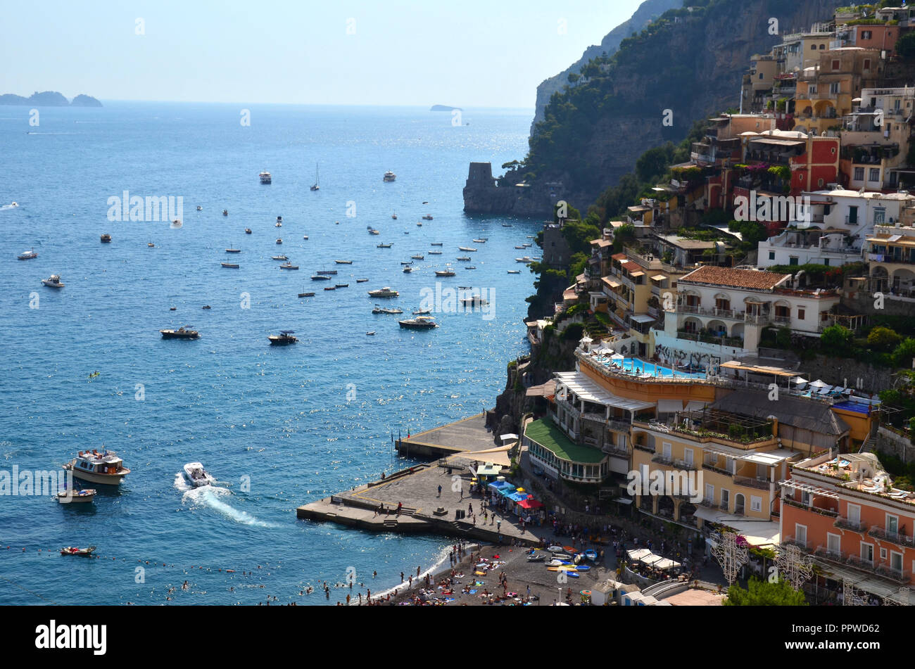 Panorama positano italy hi-res stock photography and images - Alamy