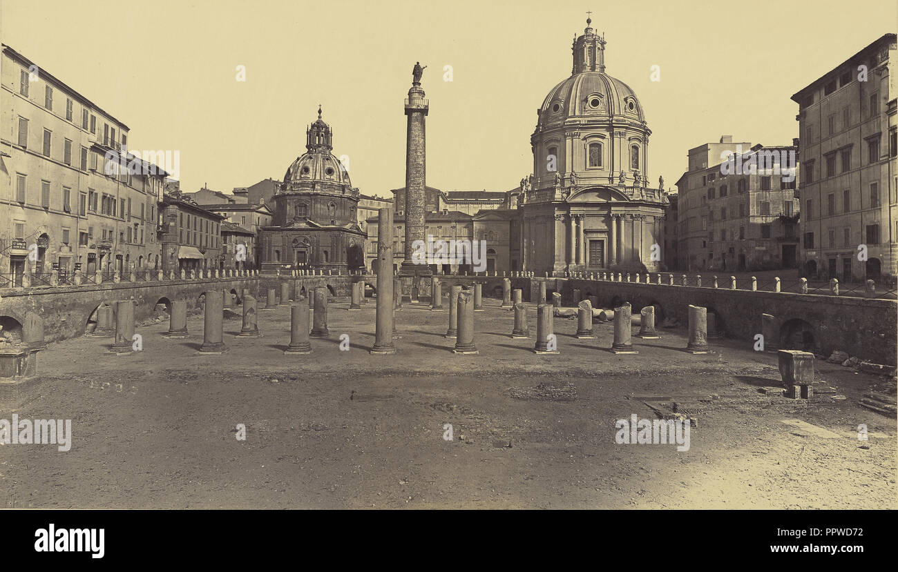 Forum of Trajan, Rome, Italy; Robert Macpherson, Scottish, 1811 - 1872 ...