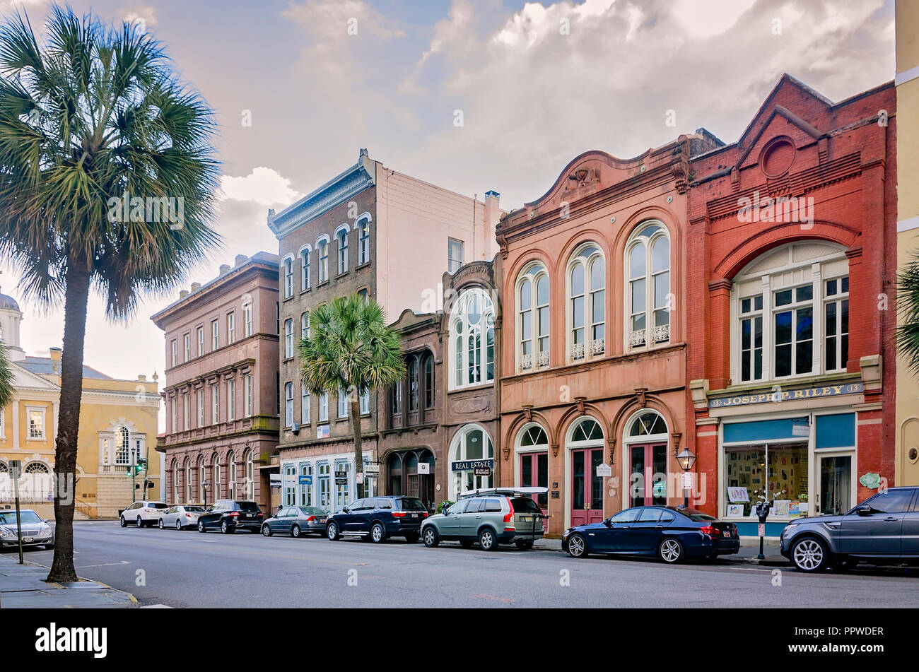 The Joseph P. Riley building, far right, is pictured with other Broad ...