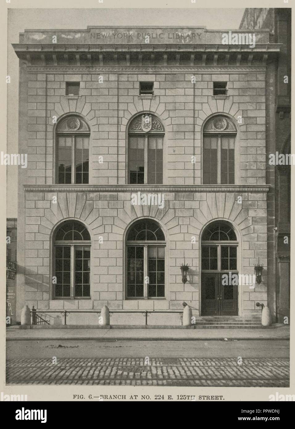 Branch at no. 224 E, 125th Street, New York Public Library. Babb, Cook ...