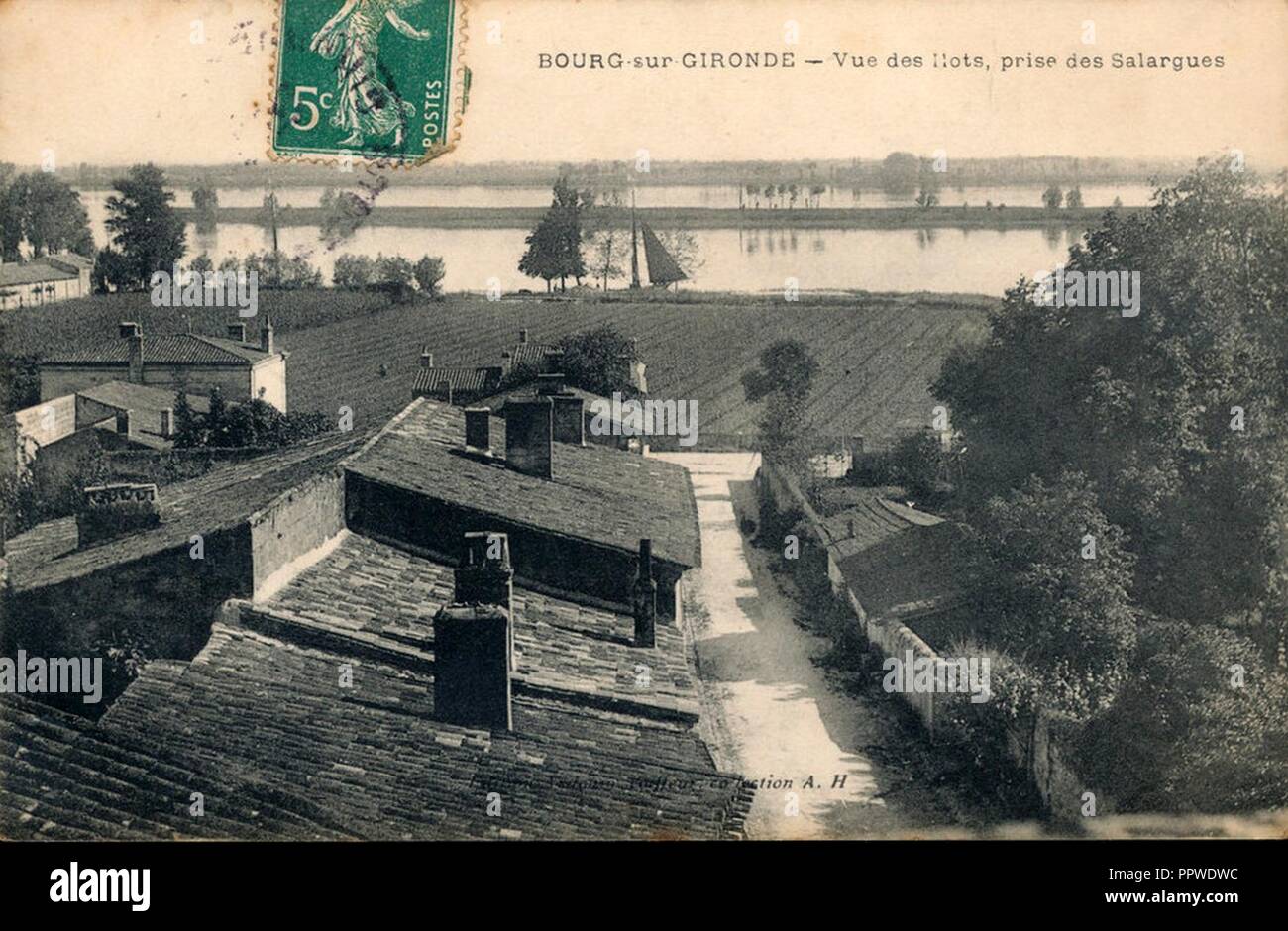 Bourg - Ville-basse 1 Stock Photo - Alamy