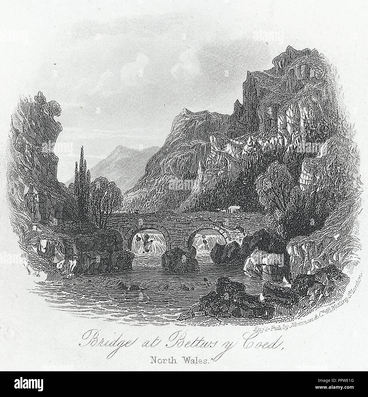 Bridge at Bettws y Coed, north Wales Stock Photo - Alamy