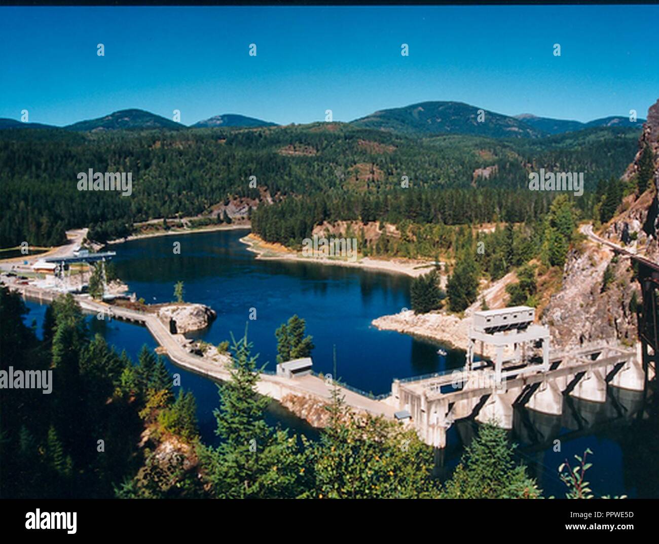 Box Canyon Dam WA Aerial Stock Photo - Alamy