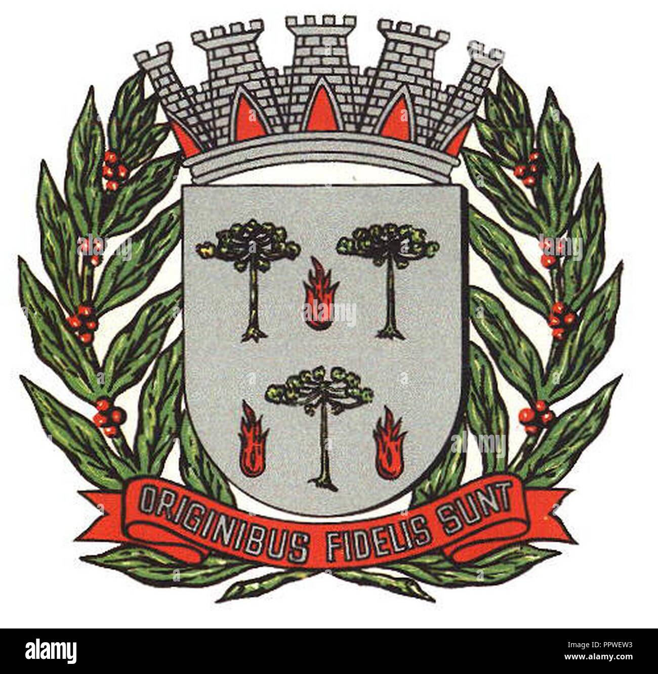 Brasao espirito santo do pinhal Stock Photo - Alamy