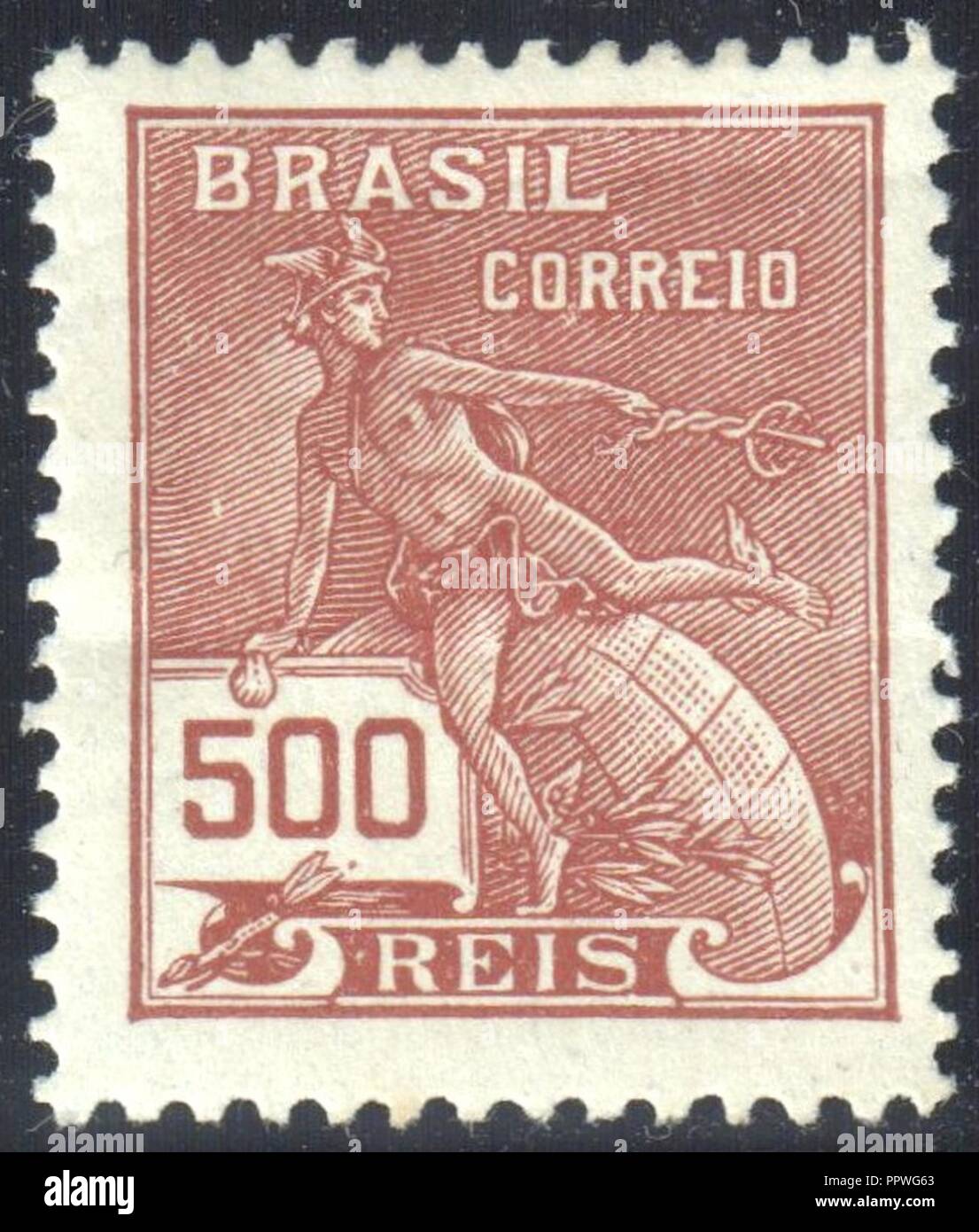 Brazil 1920-22 Sc230 Stock Photo - Alamy