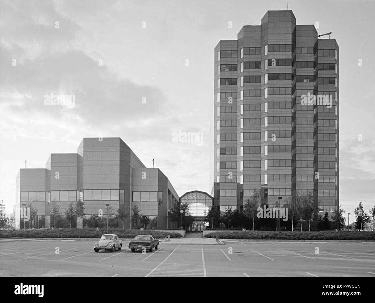 BP Exploration Building Anchorage Stock Photo - Alamy