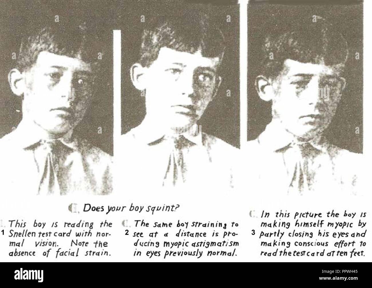 Boy sees clear Stock Photo - Alamy