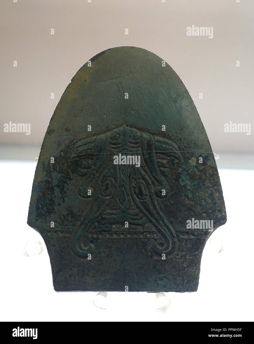 Broad-axe, China, unearthed at Zhuwajie Street, Pengzhou City, Western ...