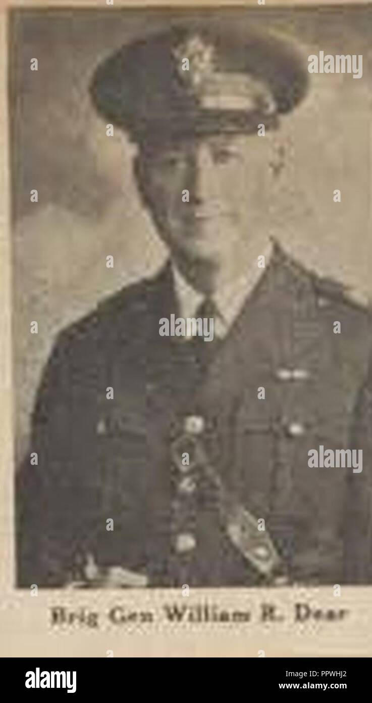 Brigadier General William Dear Stock Photo - Alamy