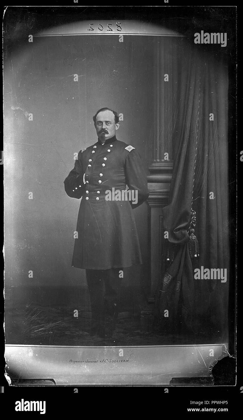 Brigadier General Jeremiah Cutler Sullivan of Co. E, 6th Indiana ...