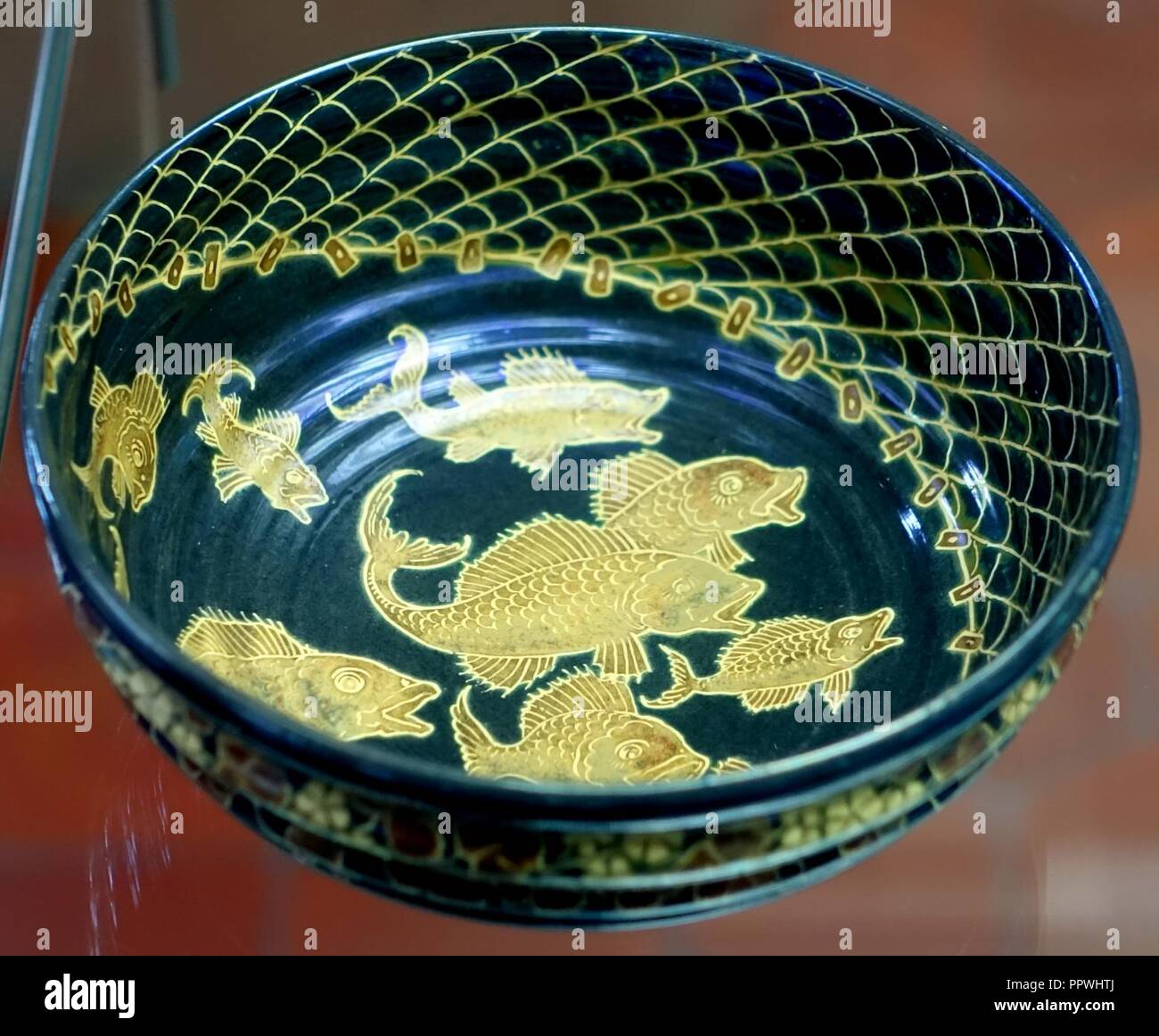 Bowl with rilled surface, Vilmos Zsolnay, Pecs, c. 1889, faience ...