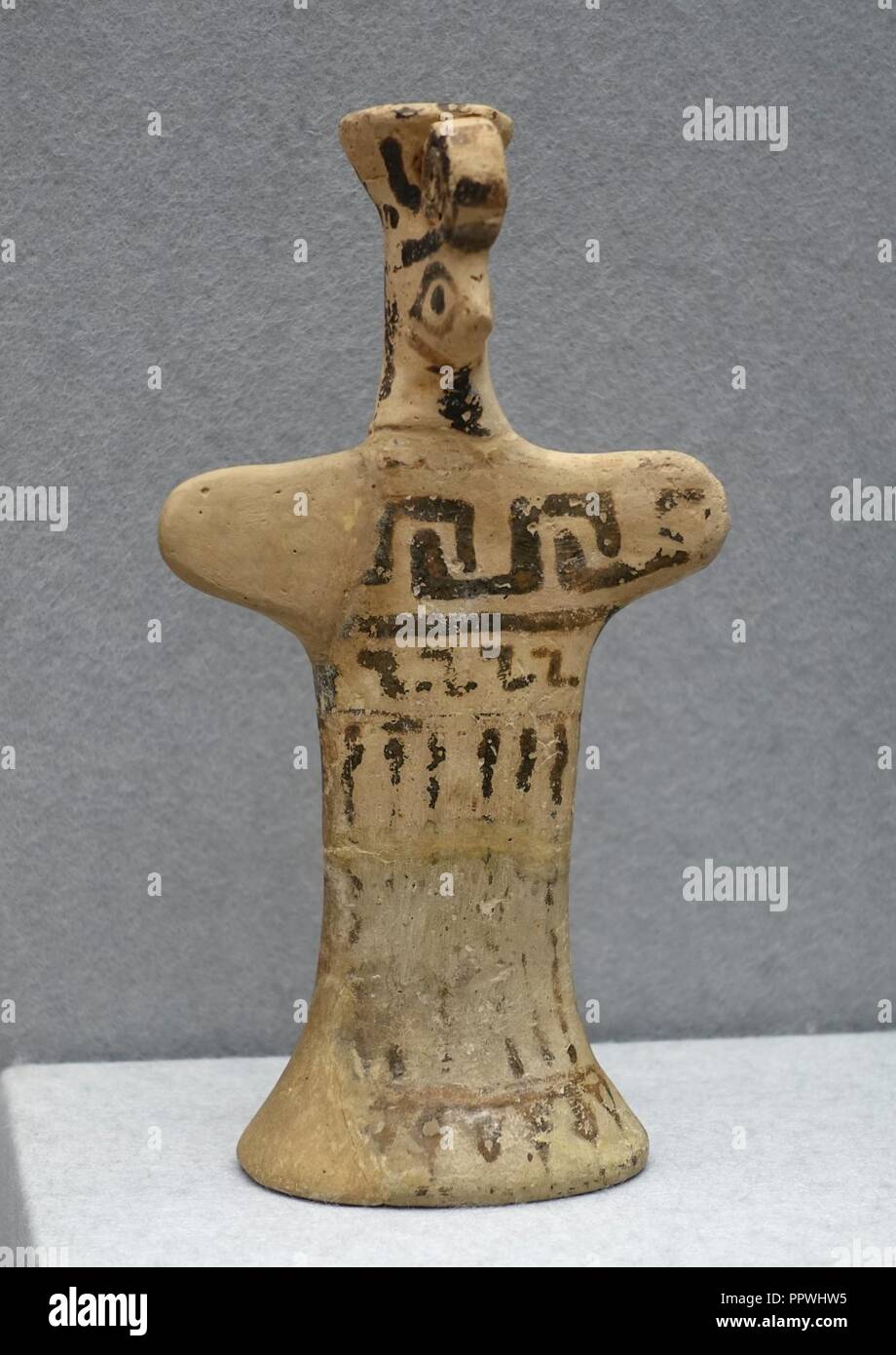 Brettidol with crown (polos), Boetia, c. 550 BC Stock Photo - Alamy