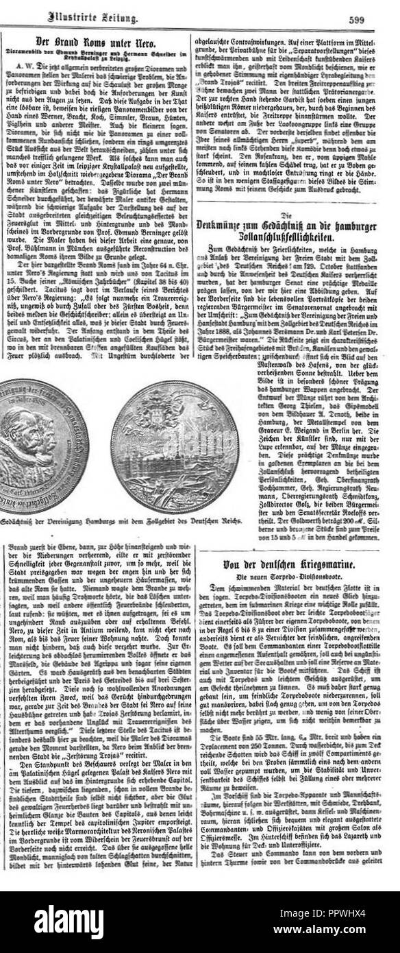 Brand roms unter nero - krystallpalast leipzig 3 Stock Photo - Alamy