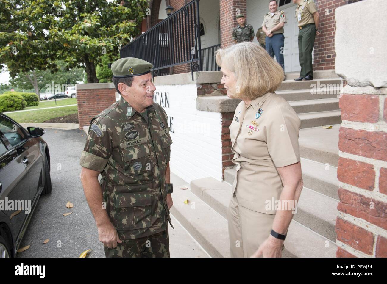 Brazilian Army General Mourao visits IADC May 24, 2017 Stock Photo - Alamy