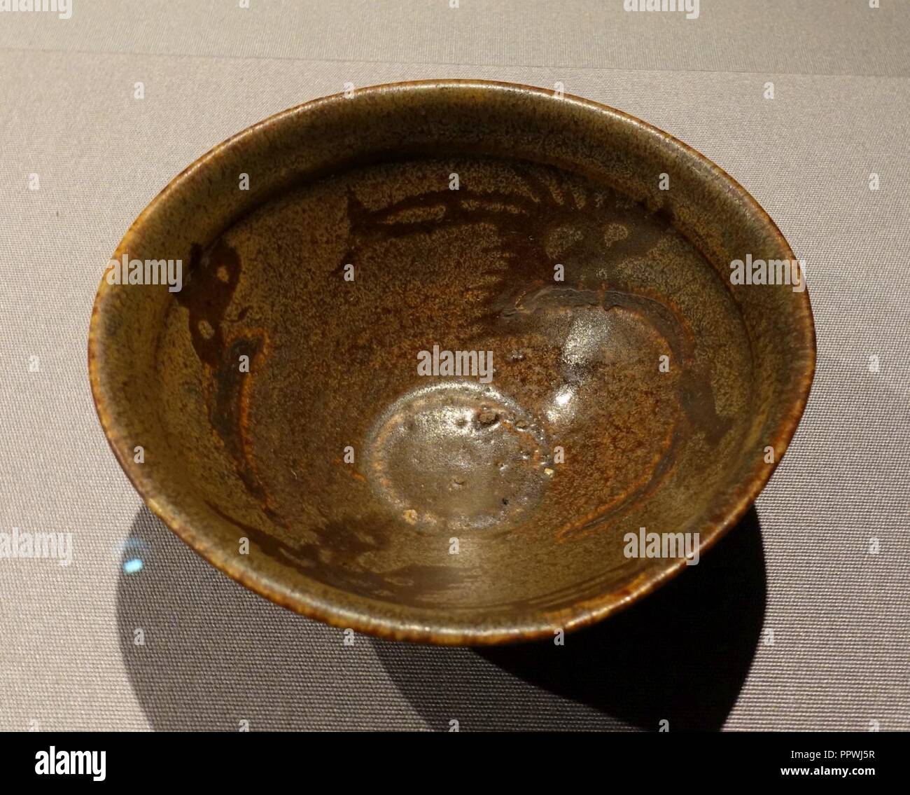 Bowl with phoenix design, Jizhou ware, China, Southern Song dynasty ...