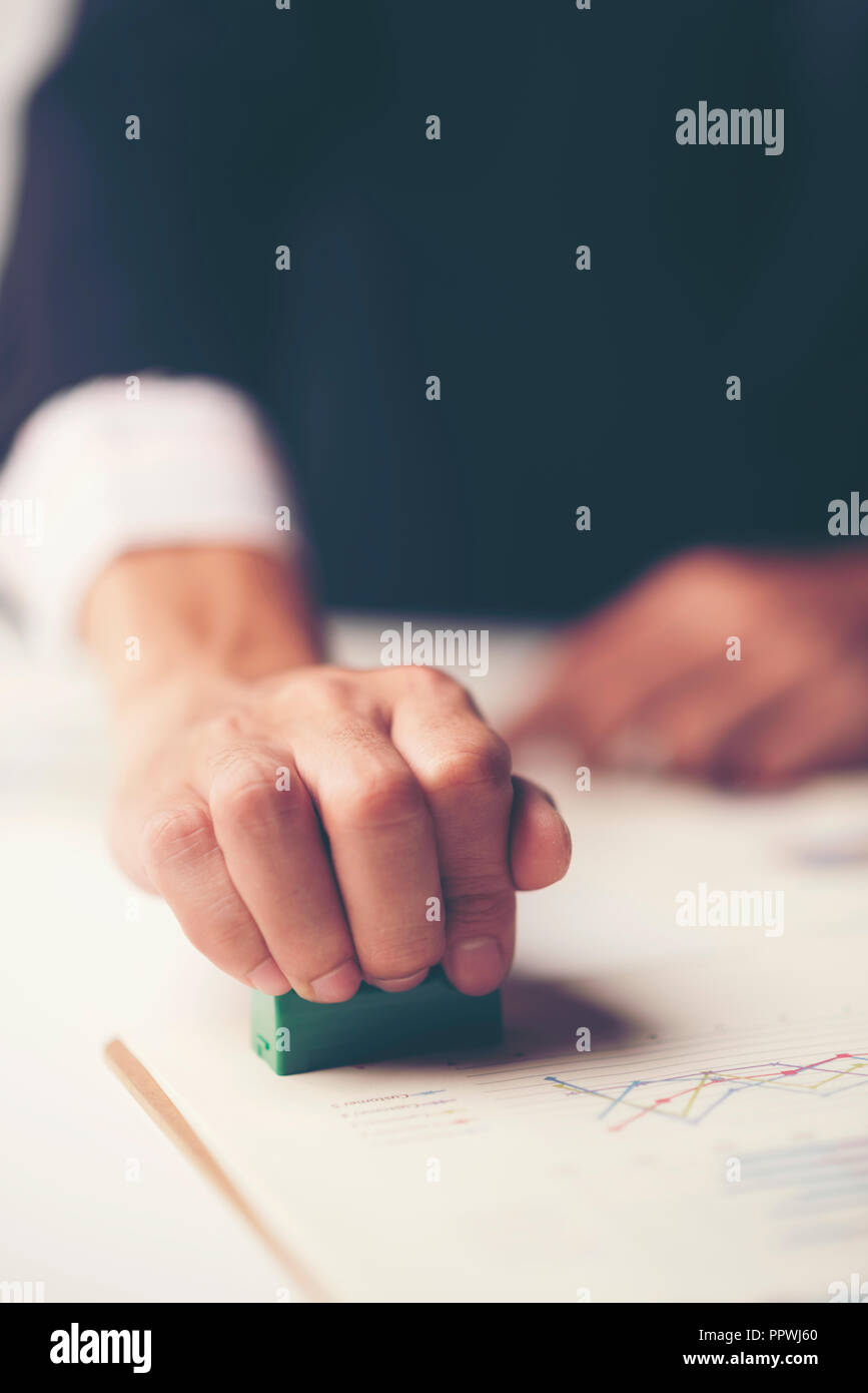 Notary public hand ink stamping hi-res stock photography and images - Alamy