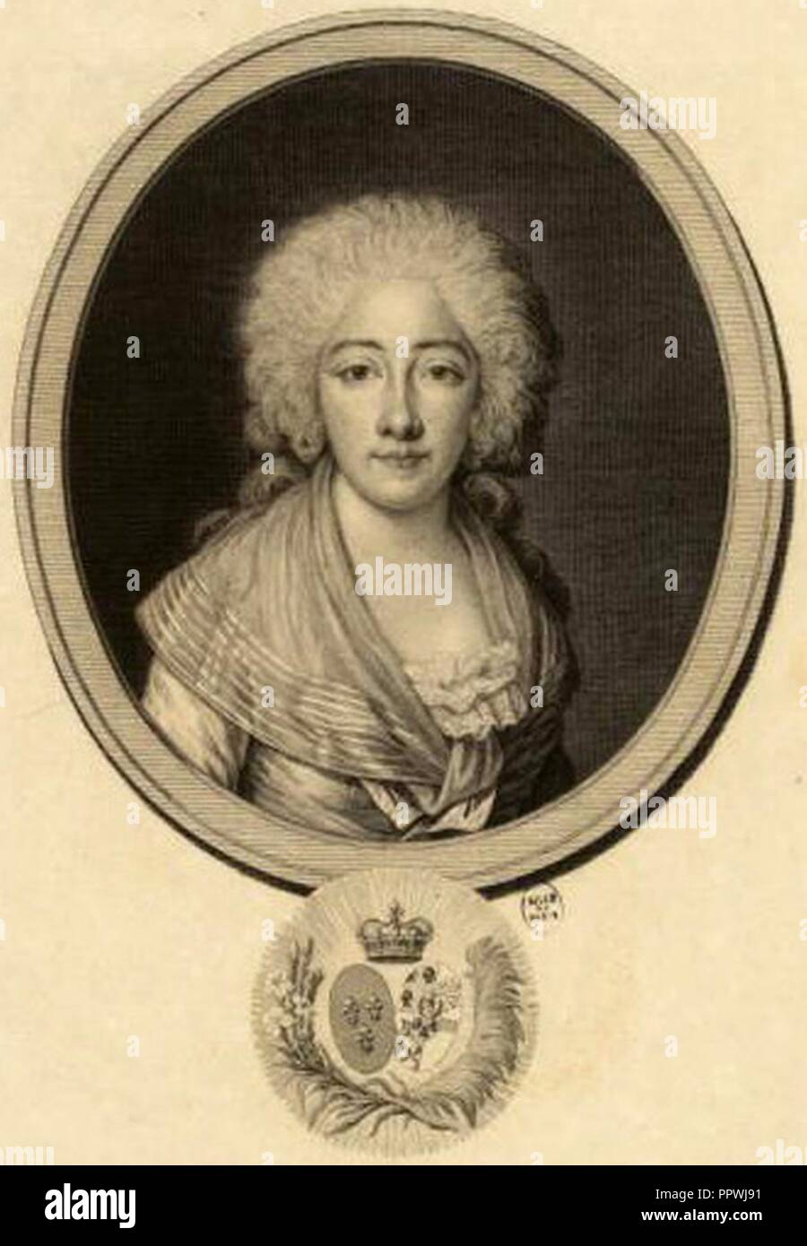Bouillard - Boze - Marie-Joséphine-Louise de Savoie Stock Photo - Alamy
