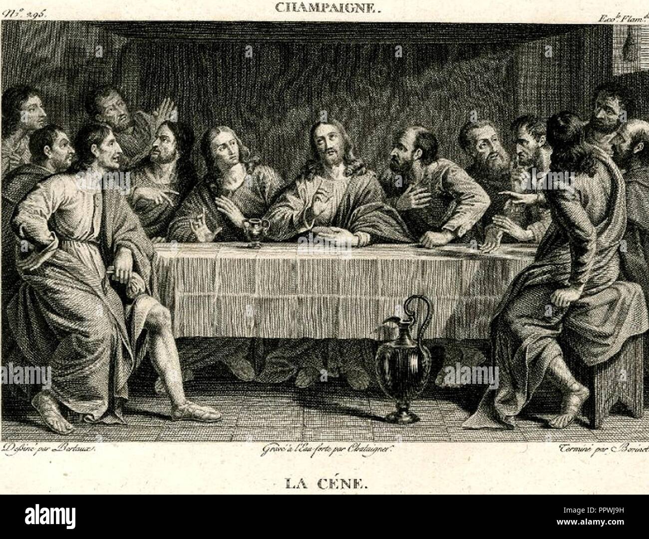 Bovinet - La cène Stock Photo - Alamy