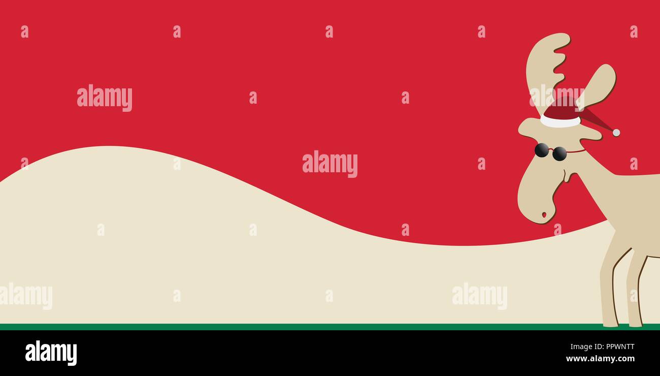 Christmas card cap merry Stock Vector Images - Alamy