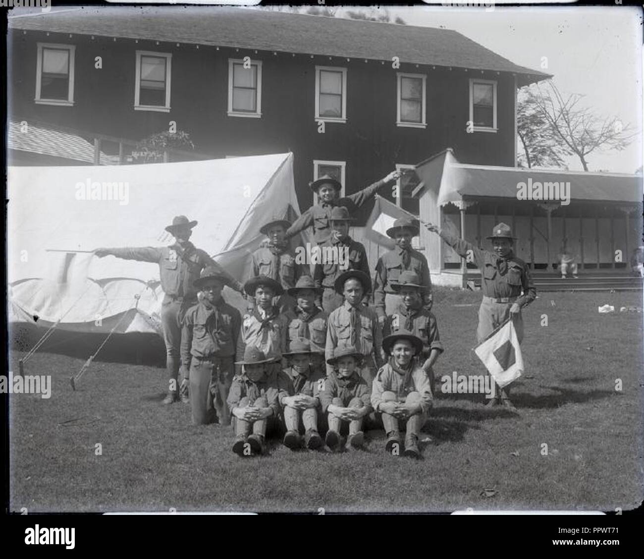 Boy Scouts Saint Louis College Stock Photo - Alamy