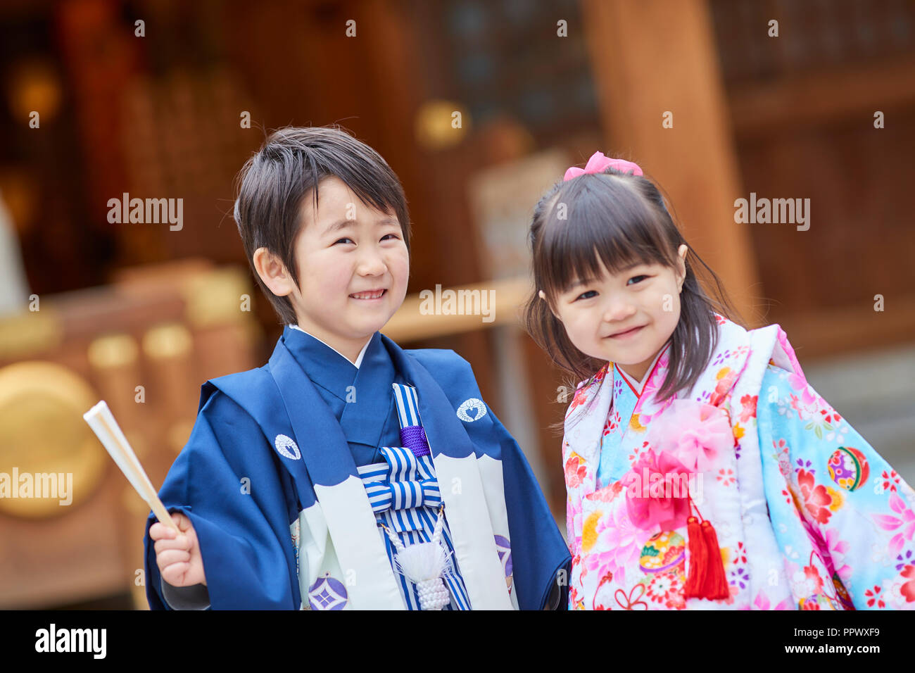 Japanese traditional Shichi-Go-San Stock Photo - Alamy