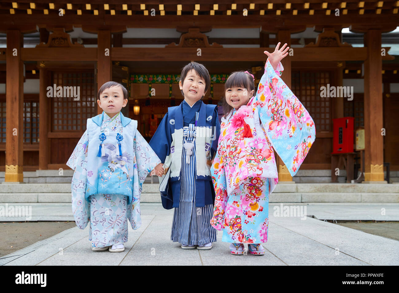Japanese traditional Shichi-Go-San Stock Photo - Alamy