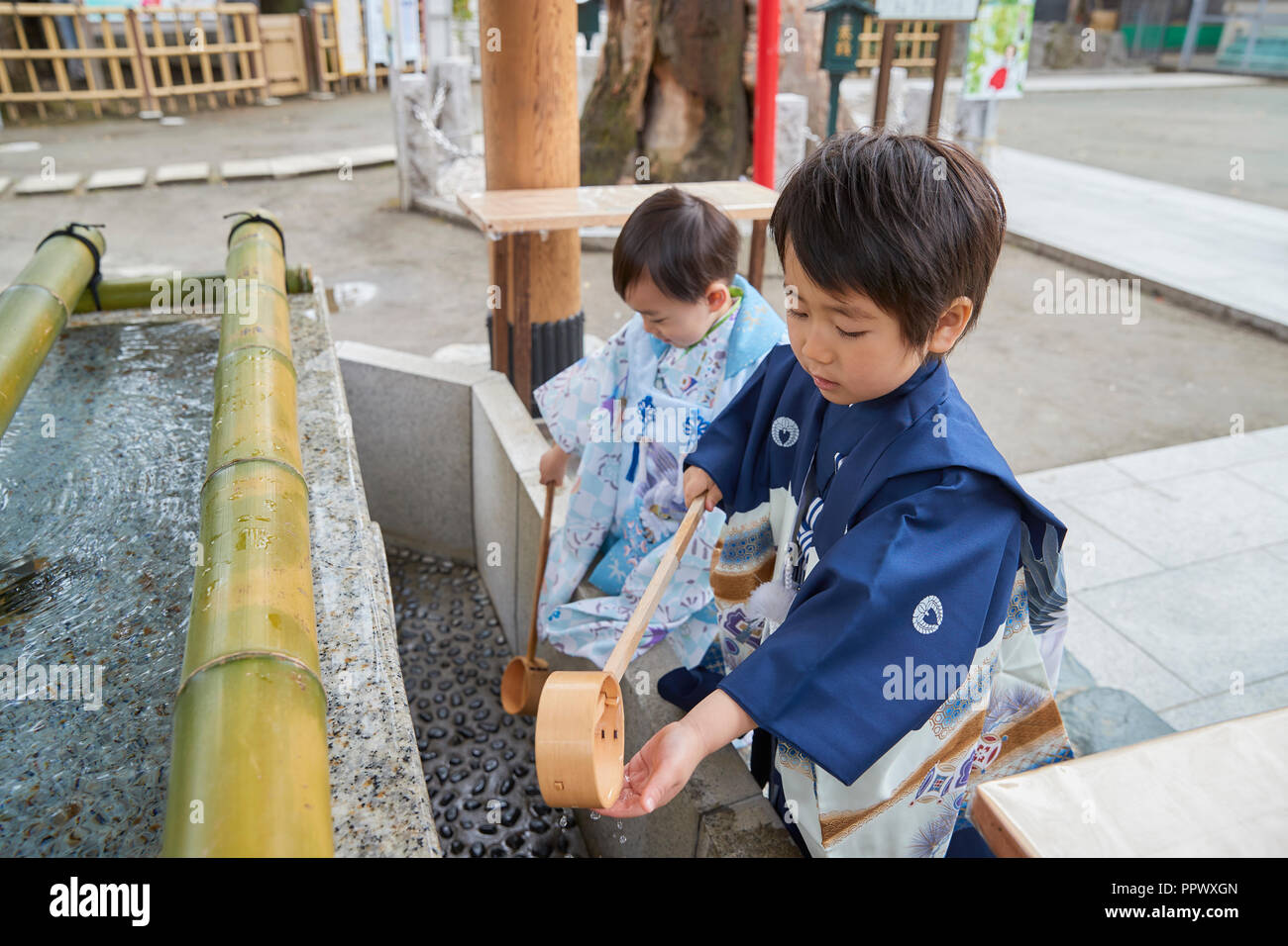 Japanese traditional Shichi-Go-San Stock Photo - Alamy