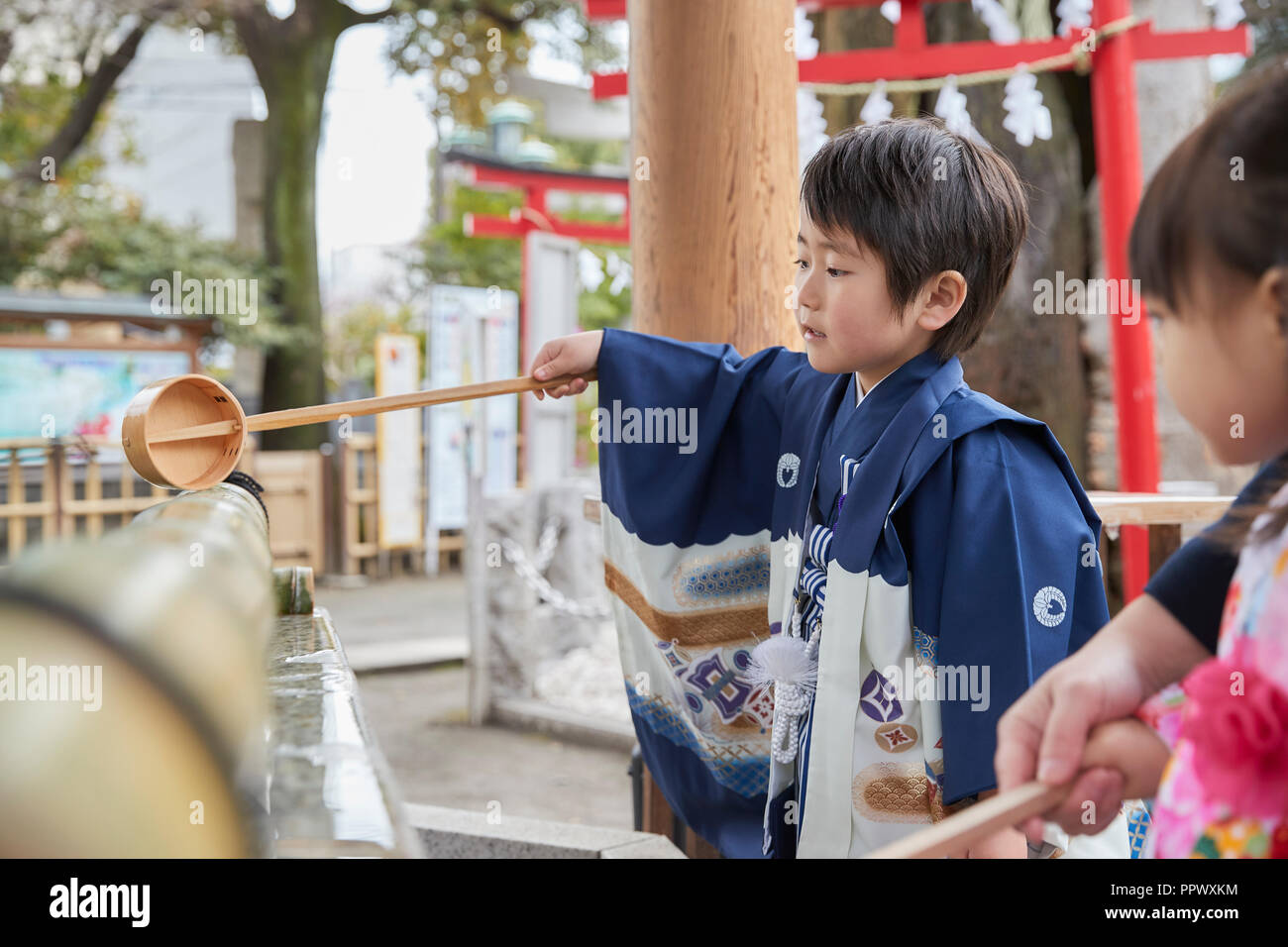Japanese traditional Shichi-Go-San Stock Photo - Alamy