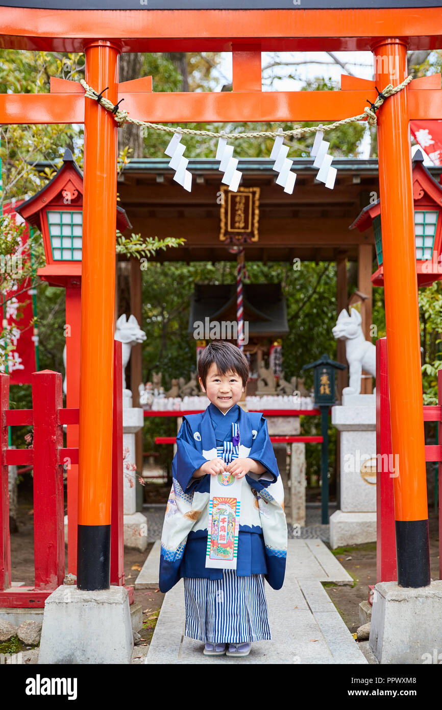 Japanese traditional Shichi-Go-San Stock Photo - Alamy