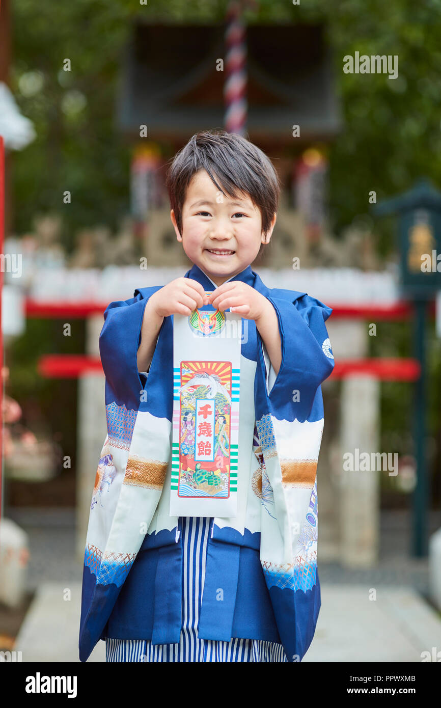 Japanese traditional Shichi-Go-San Stock Photo - Alamy