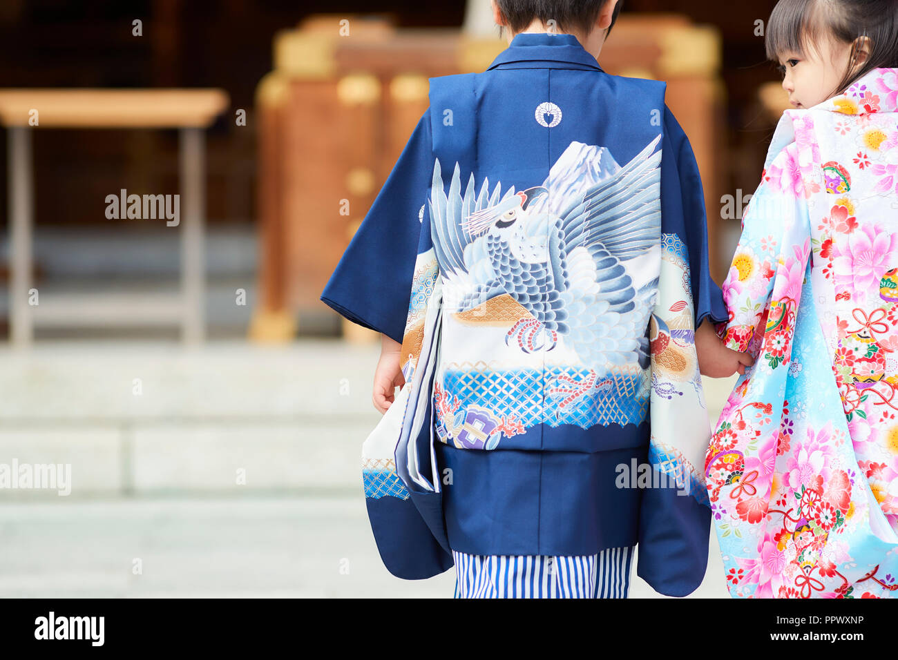Japanese traditional Shichi-Go-San Stock Photo - Alamy