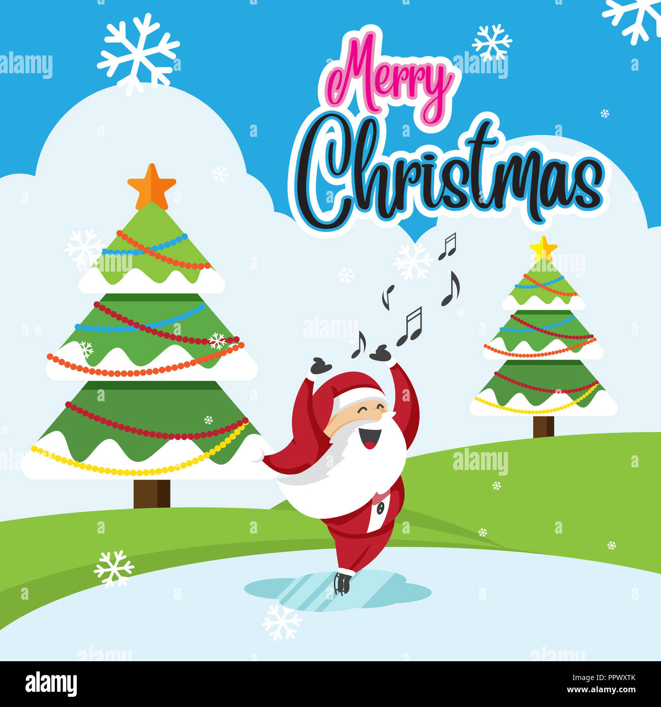 merry christmas santa claus Stock Photo - Alamy