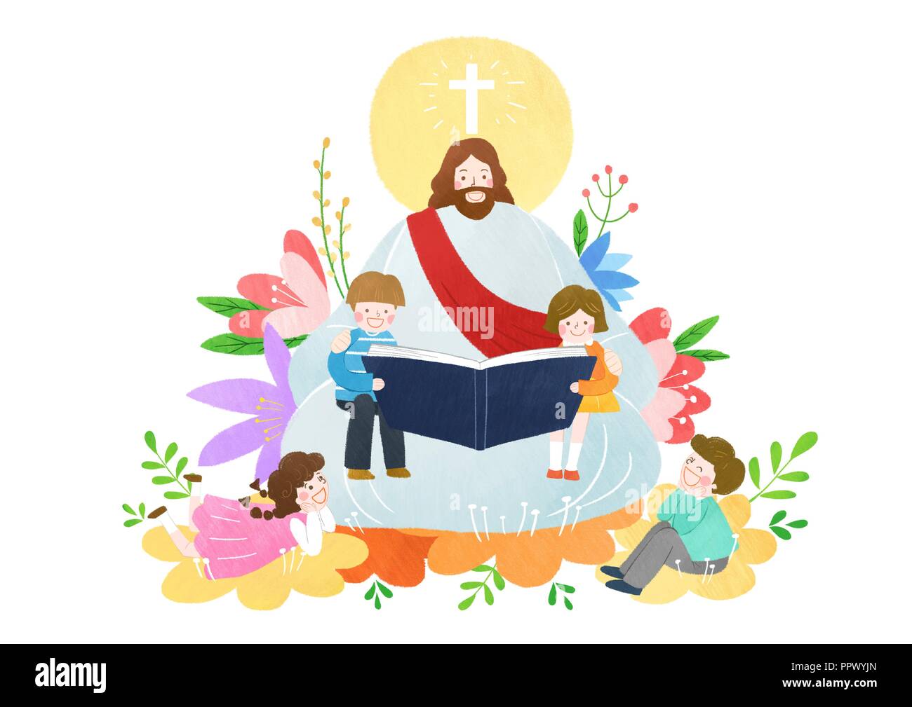 Bible school children Cut Out Stock Images & Pictures - Alamy