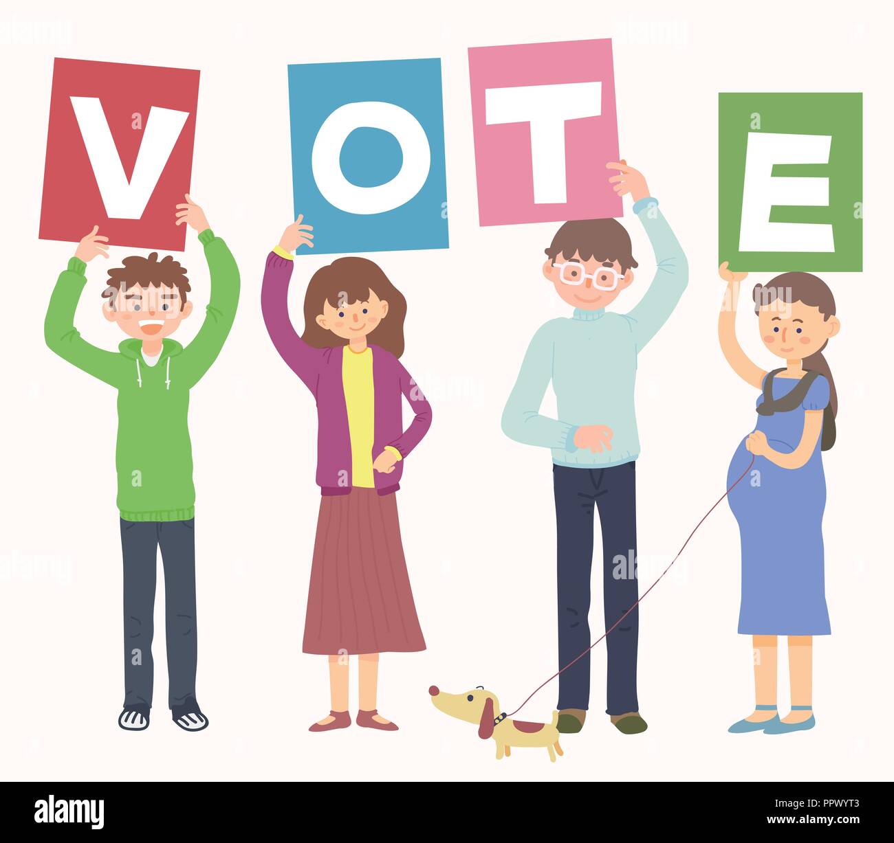 Election voting concept vector illustration. 006 Stock Vector Image ...