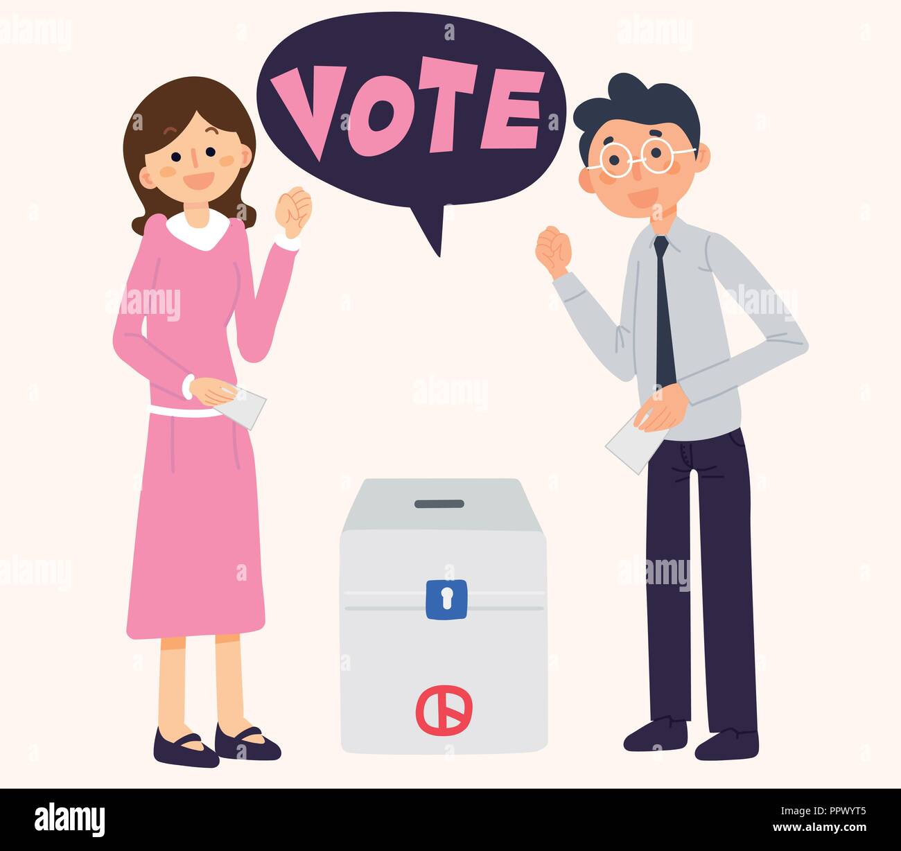 Election voting concept vector illustration. 004 Stock Vector Image ...