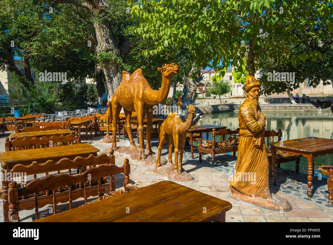 Uzbekistan Bukhara Cafe High Resolution Stock Photography and Images ...