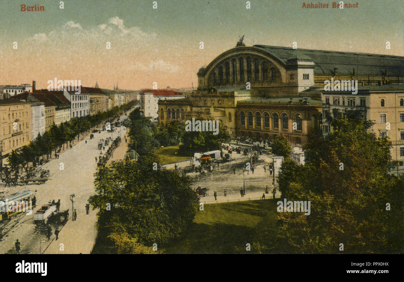 Berlin anhalter bahnhof old station hi-res stock photography and images ...