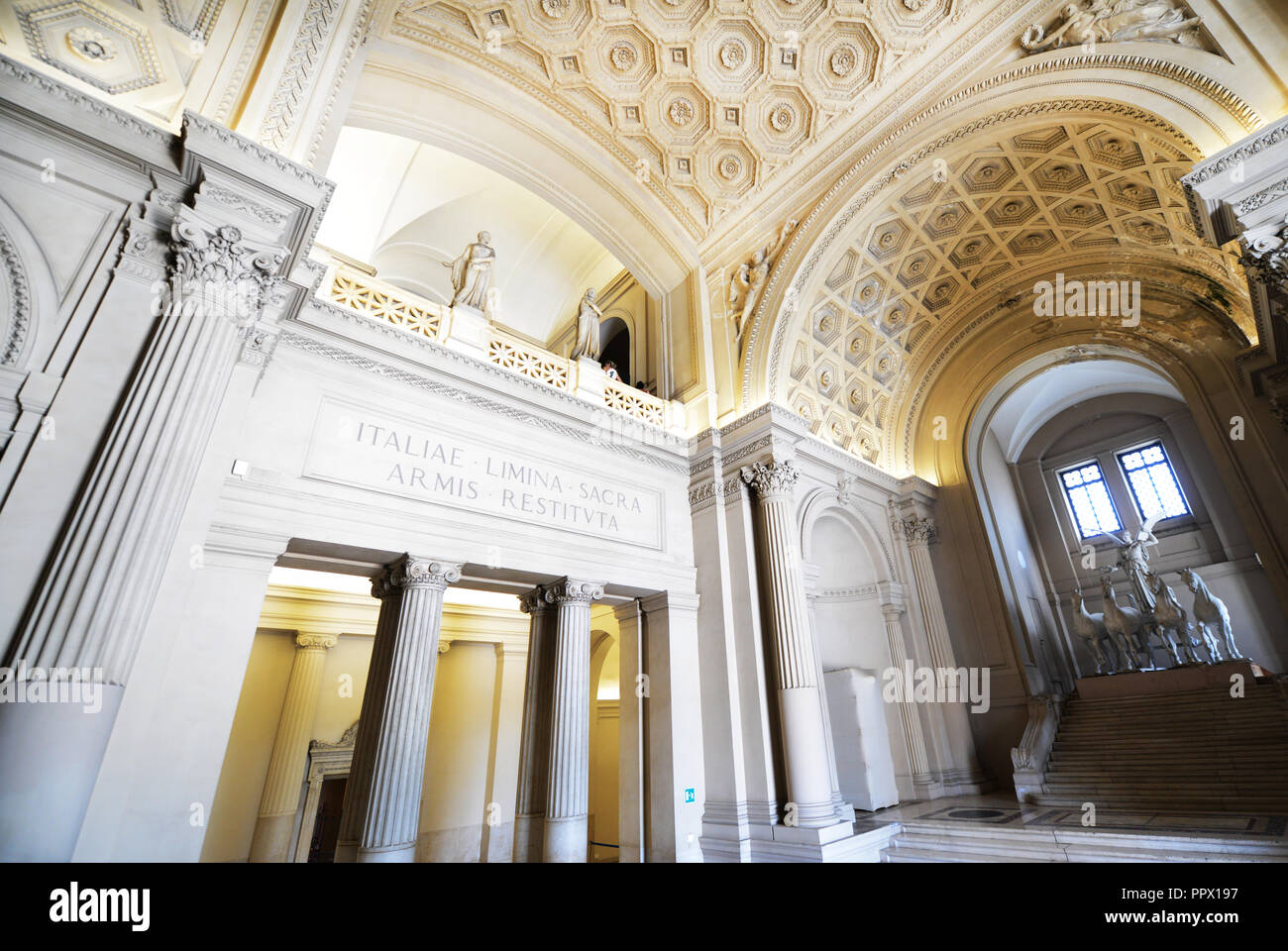 The interior of Altare della Patria building in Rome Stock Photo - Alamy