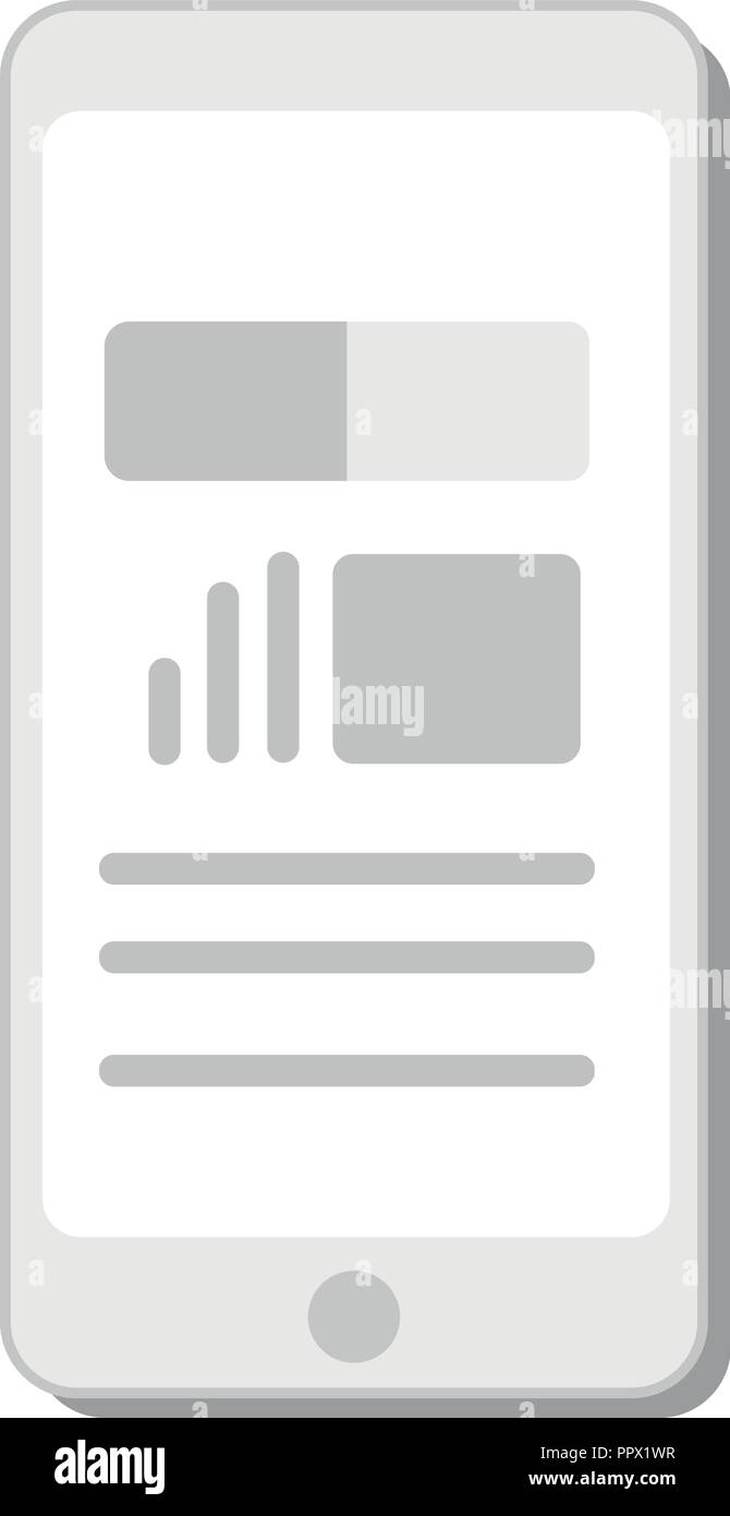 Mobile screen chart Stock Vector Images - Alamy